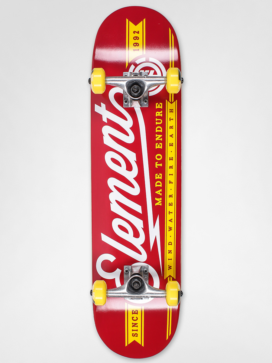 Element Skateboard Lightning - red