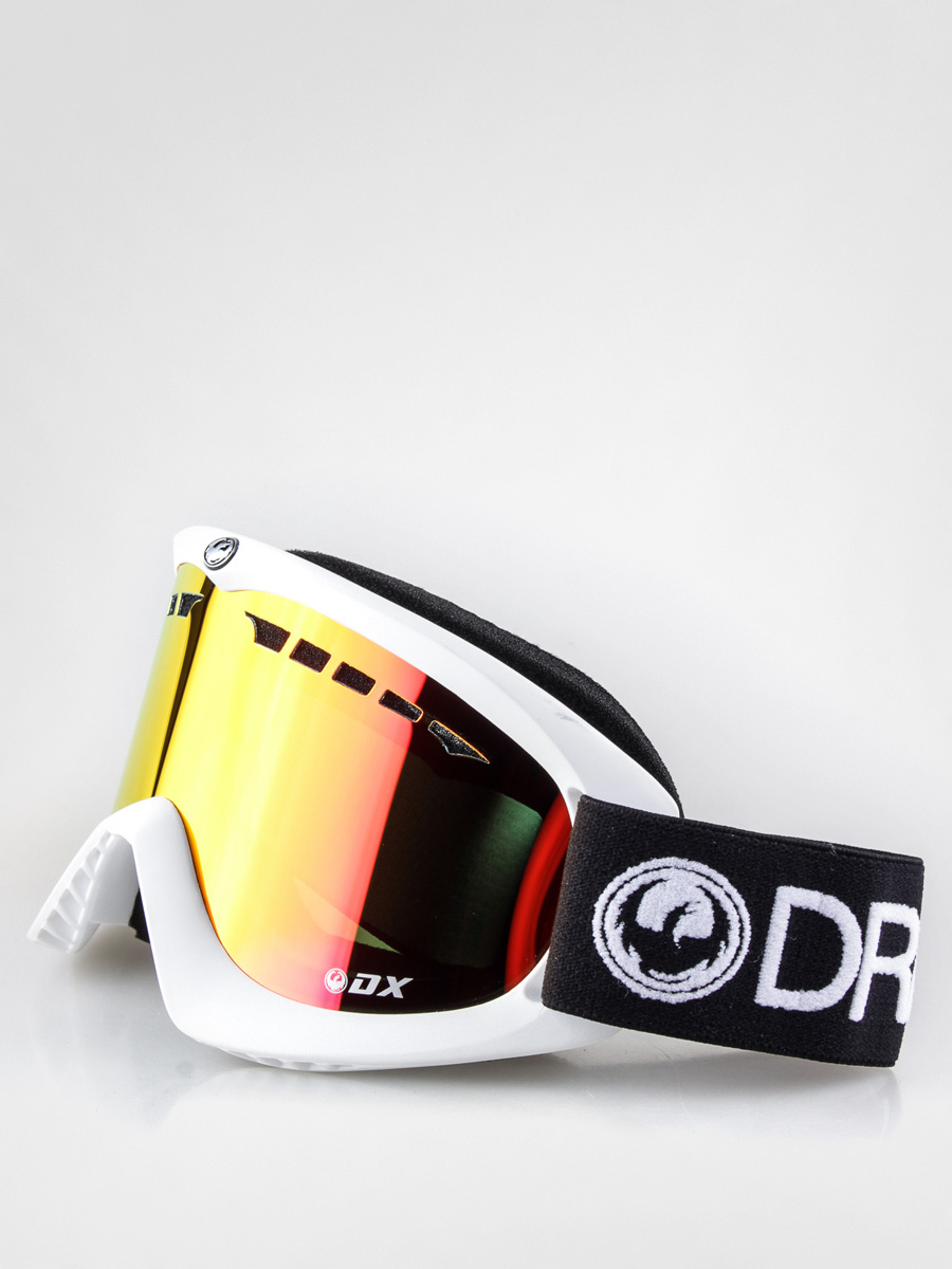 Dragon Goggles DX - white (inverse/red ion)