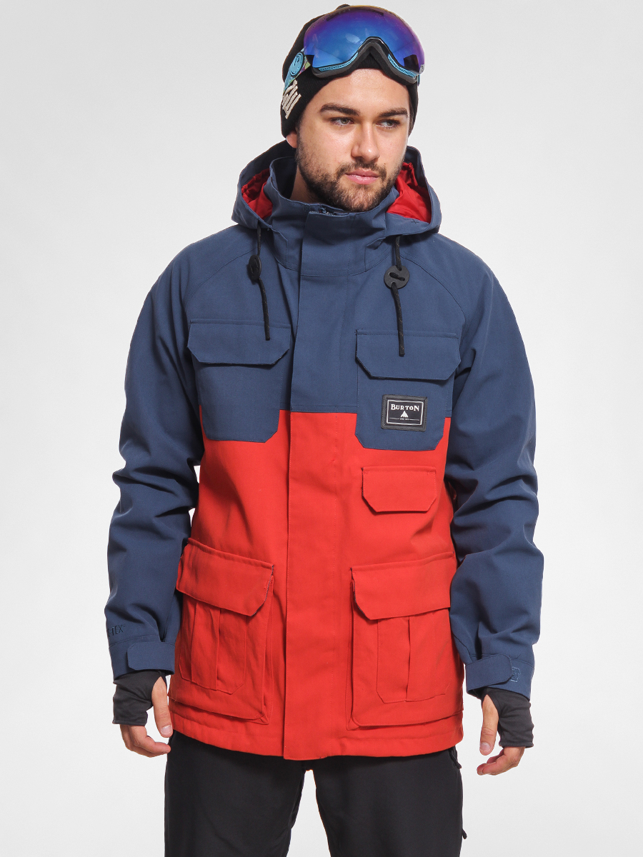 Burton Snowboard jacket MB GORE ROGUE - red (campfire/submarine)