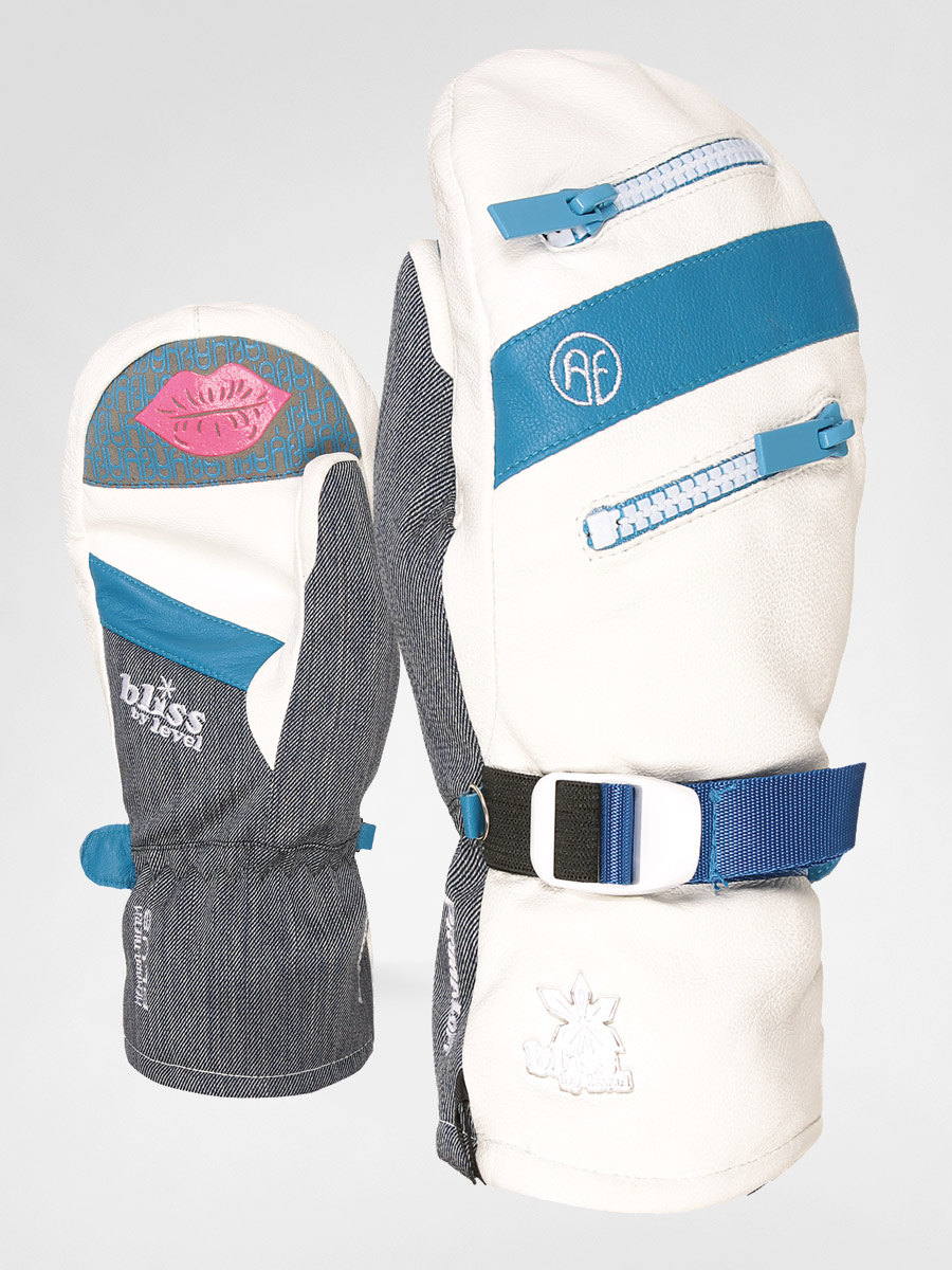Level Gloves Bliss Aimee Mitt - white (lt blue)