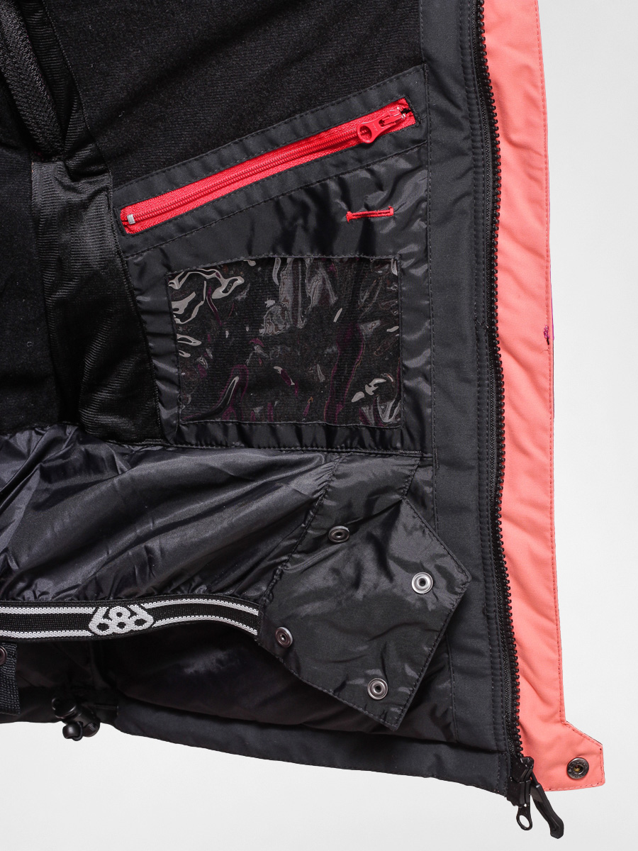 686 Snowboard Jacke Authentic Annex Wmn - Pink (coral clrblk)