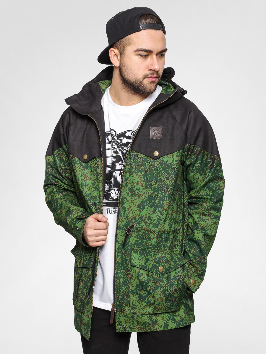 Turbokolor Jacket Ewald Plus - camo (black/digital camo)
