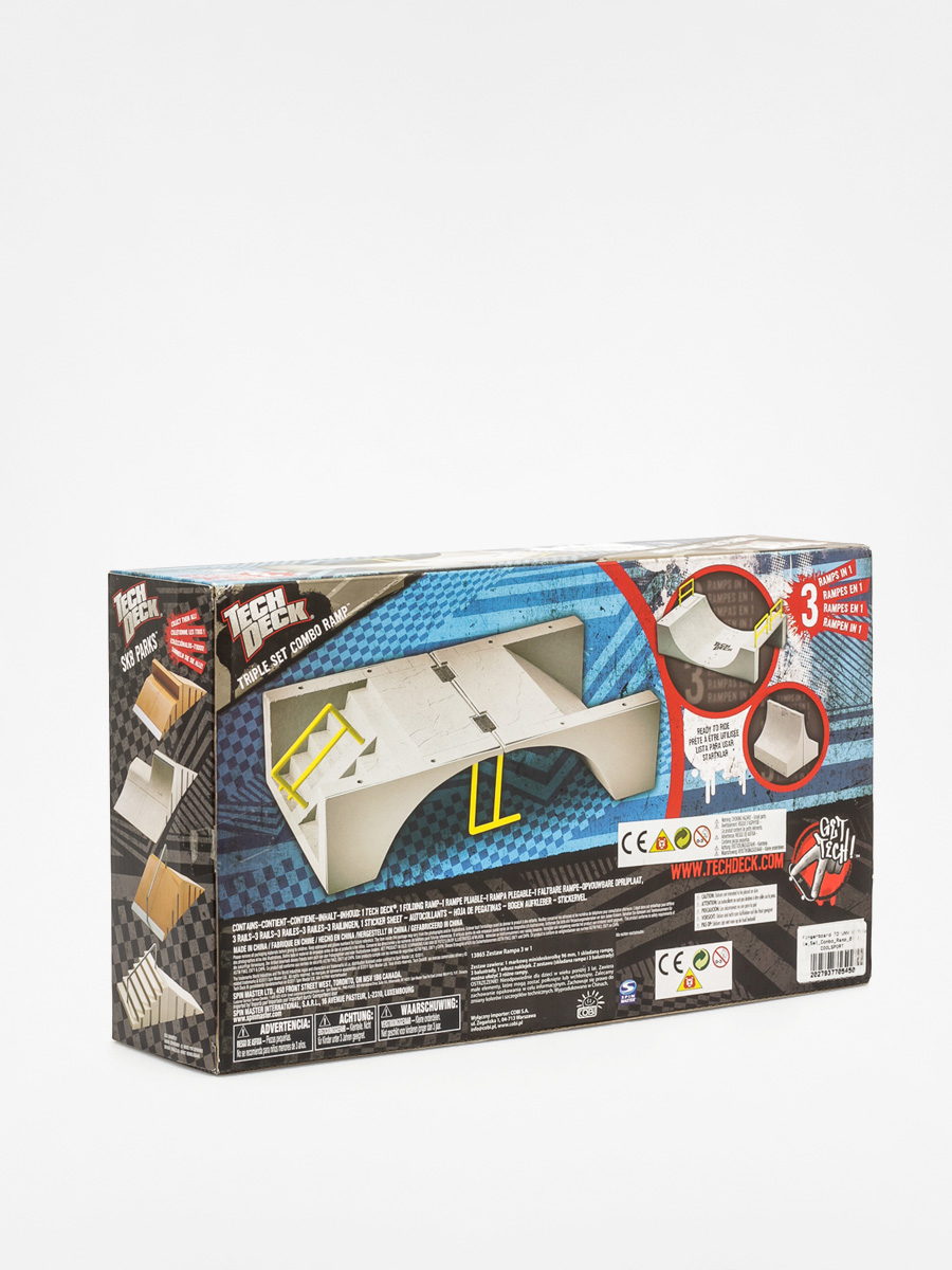 Tech Deck Skatepark Triple Set Combo Ramp 01