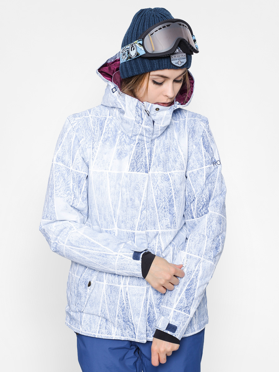Roxy Snowboard jacket Jetty Wmn - blue (light blue/snow print)