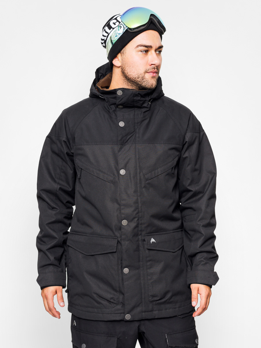 Burton Snowboard jacket Frontier (true black/true black waxed)