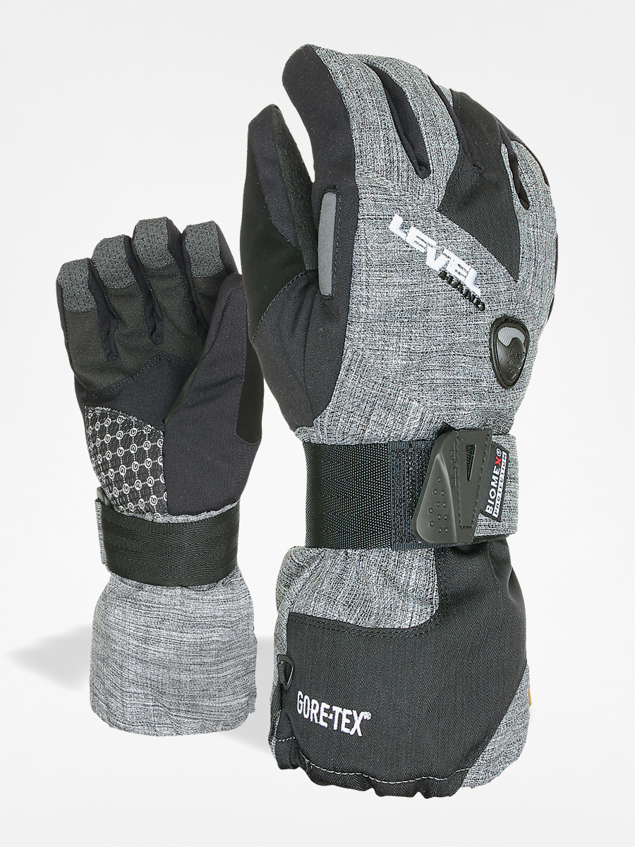 Level Gloves Half Pipe Gore Tex - grey (anthracite)