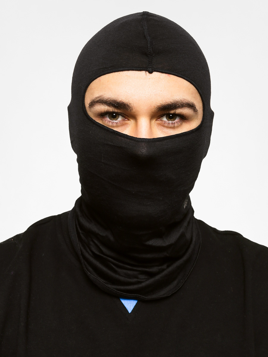 Buff Neckwarmer Balaclava Wool - black (black)