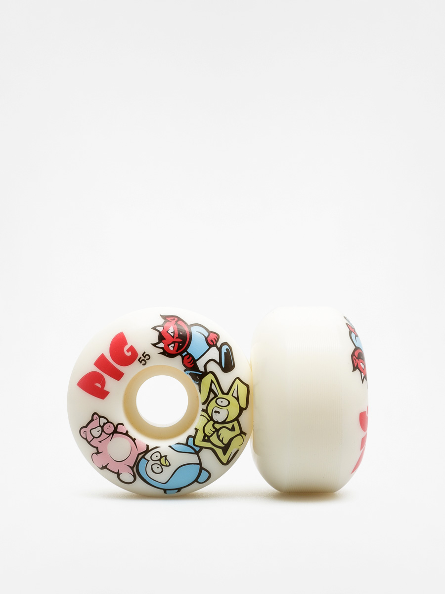 Pig Wheels Aniamal Friends - white (white/multi)