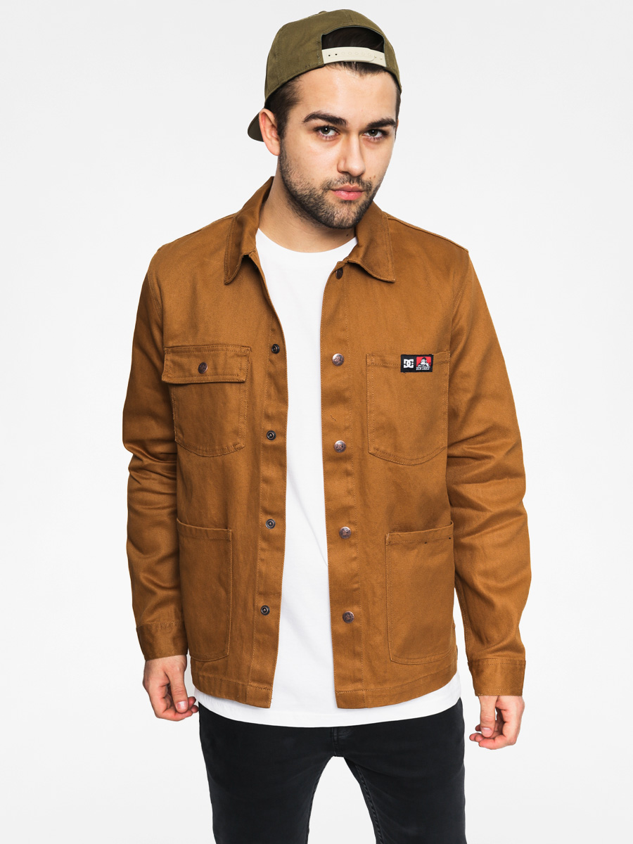 DC Jacket Dc Ben Davis Front Snap - brown (brown)