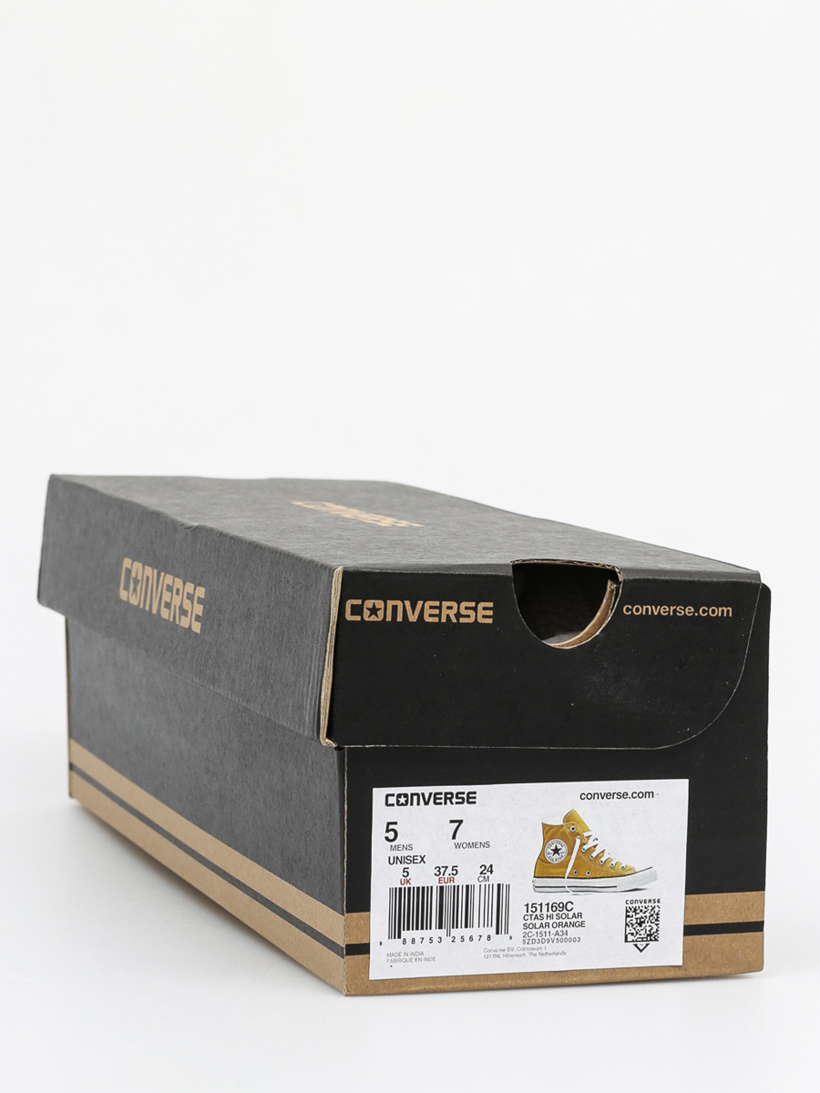 Converse Chucks Chuck Taylor All Star Hi - yellow (solar orange)