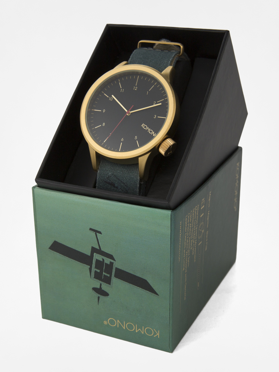 Komono Watch Magnus Magritte - green (black flag)