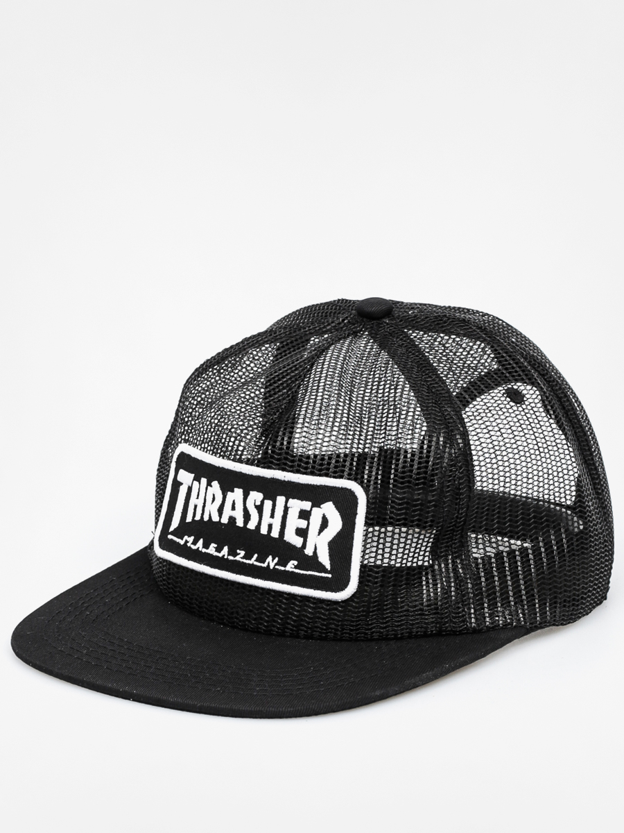 Thrasher Cap Magazine Logo Mesh ZD - black (black/white)