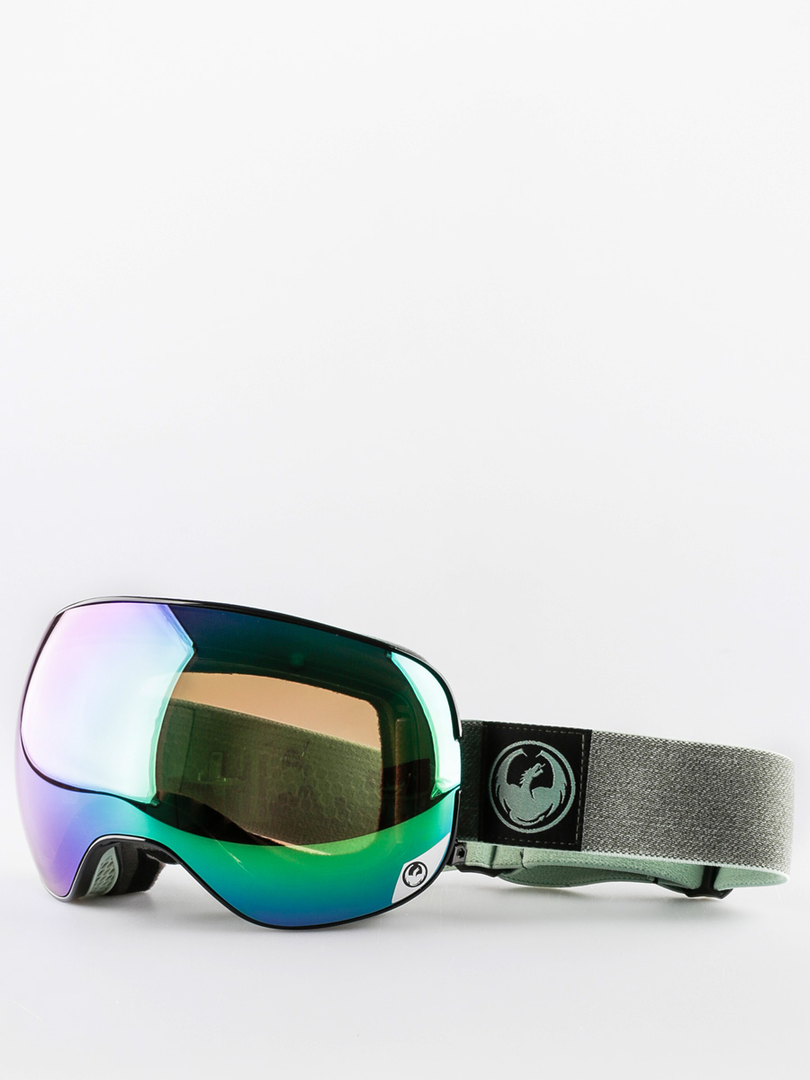 Dragon Goggles X2 (hone emerald optimized flash green/optimized flash blue)