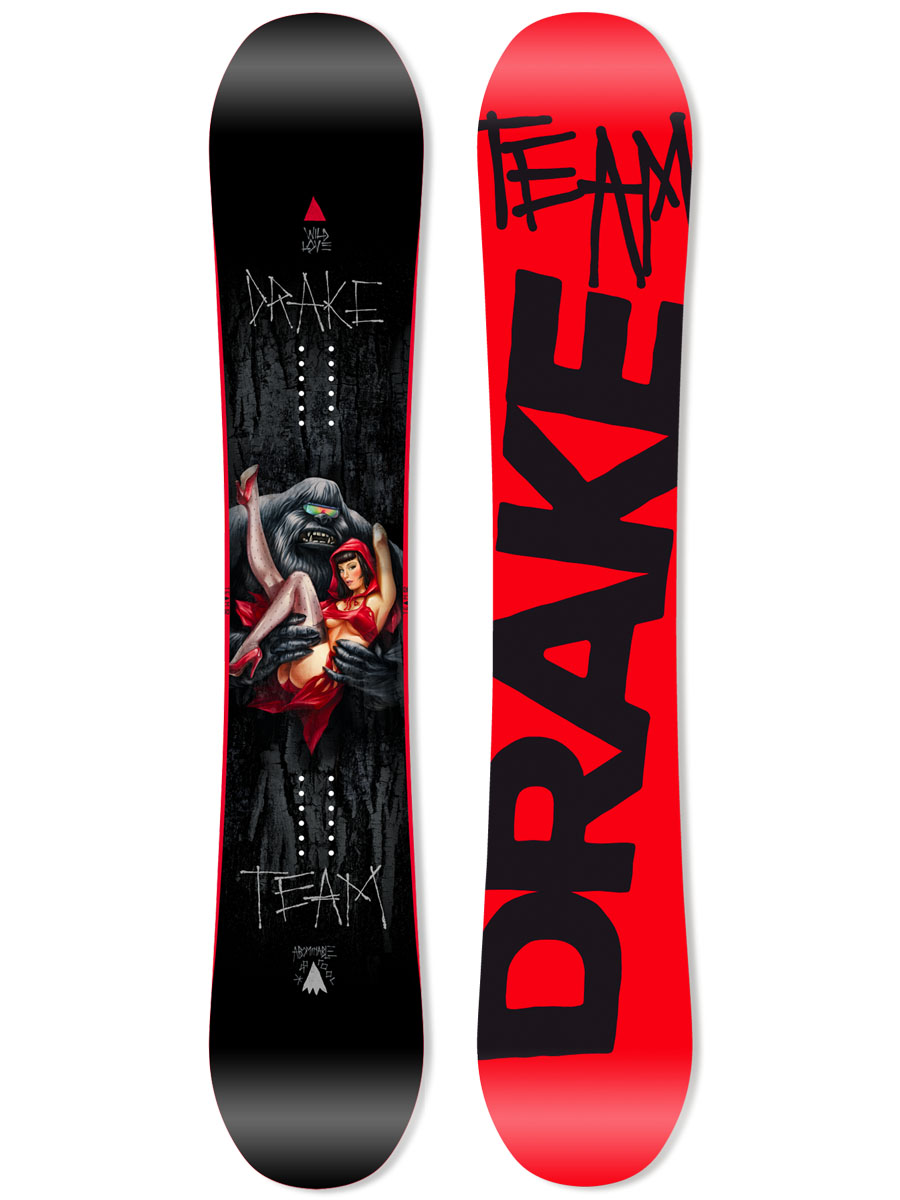 Drake Snowboard Team - black