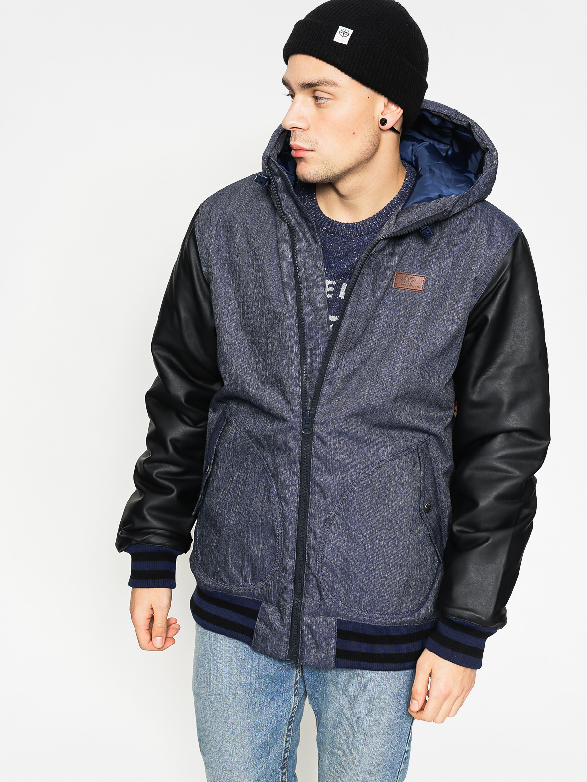 Vans Jacket Rutherford II - navy blue (dress blues/black)
