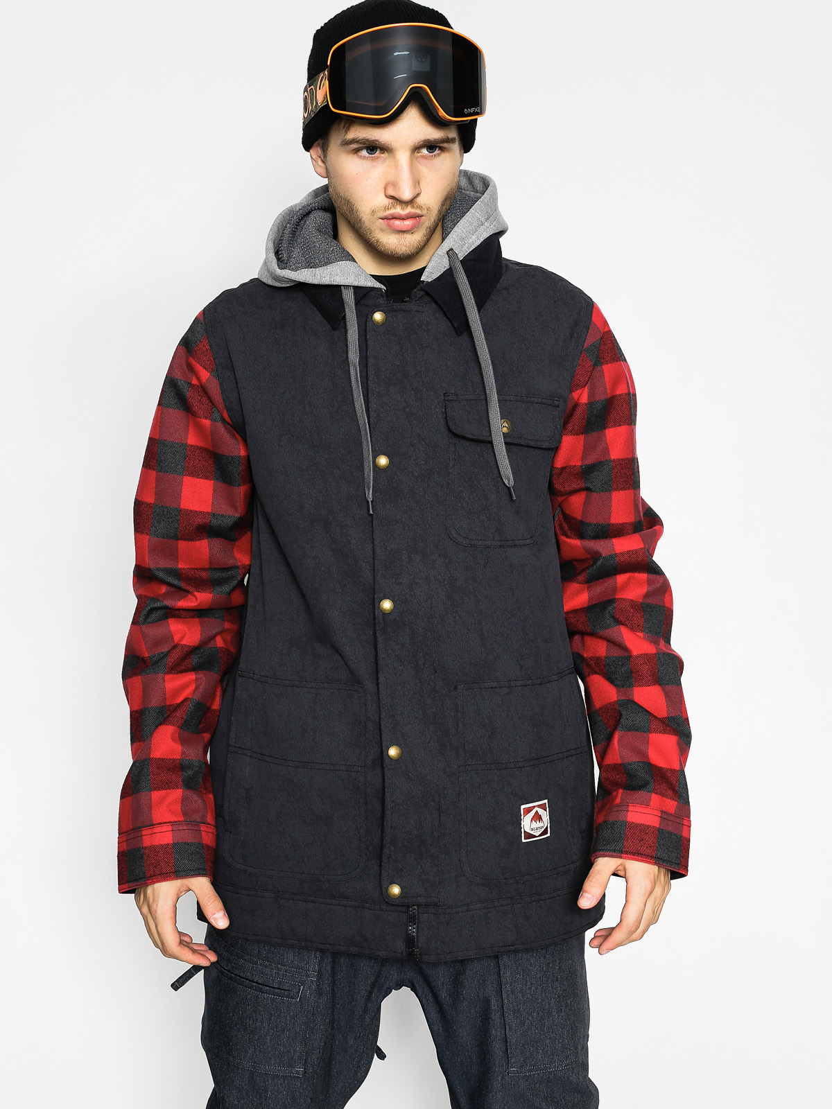 Burton Snowboard jacket Dunmore (true black/bflo pld yrn)