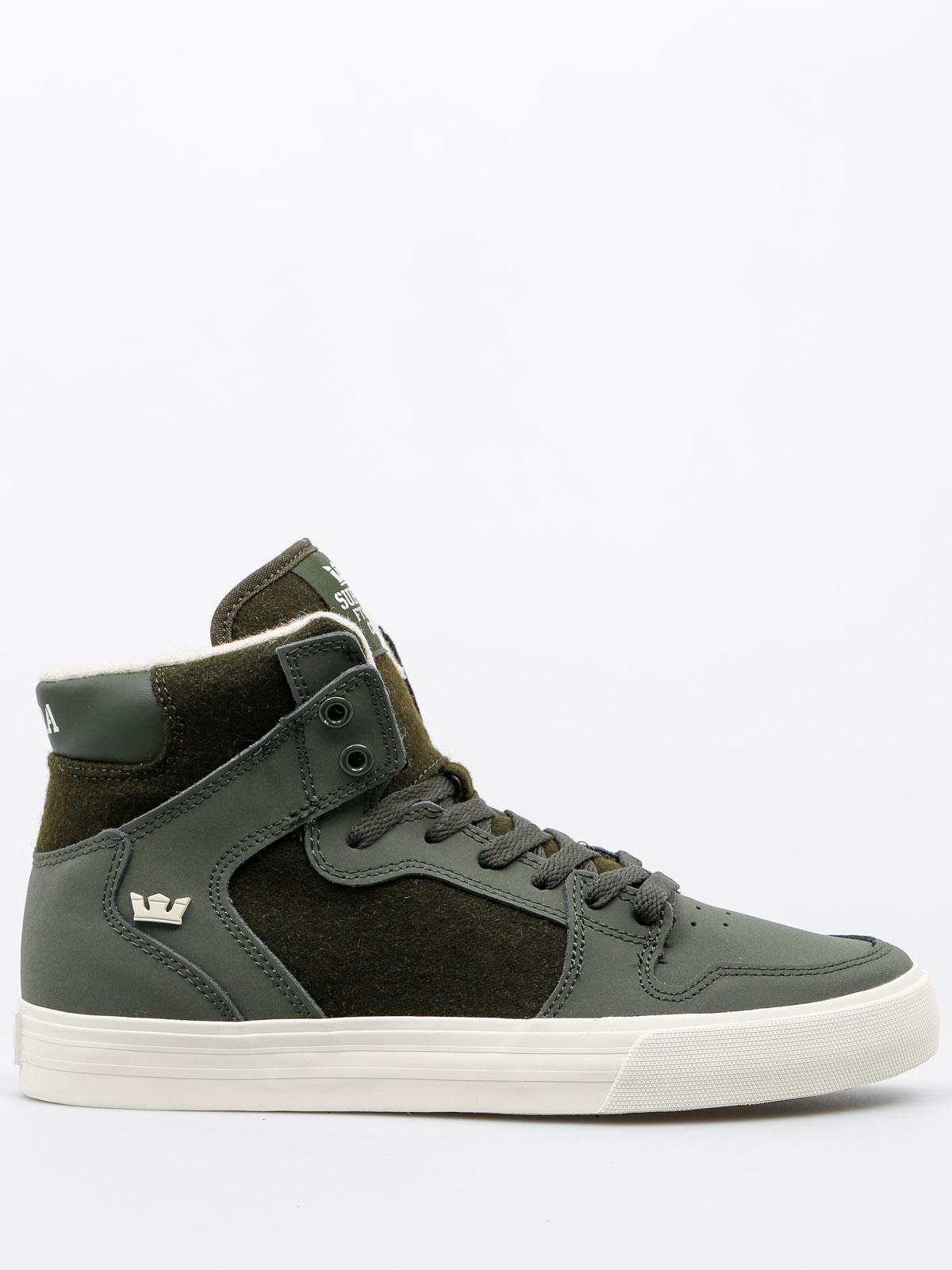 Supra Shoes Vaider - green (dark olive white)
