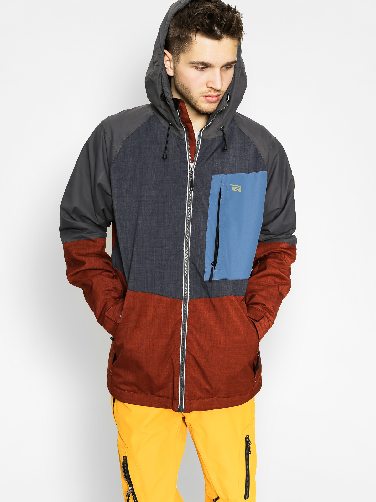 Rehall Snowboard jacket Crash - brown (brick)