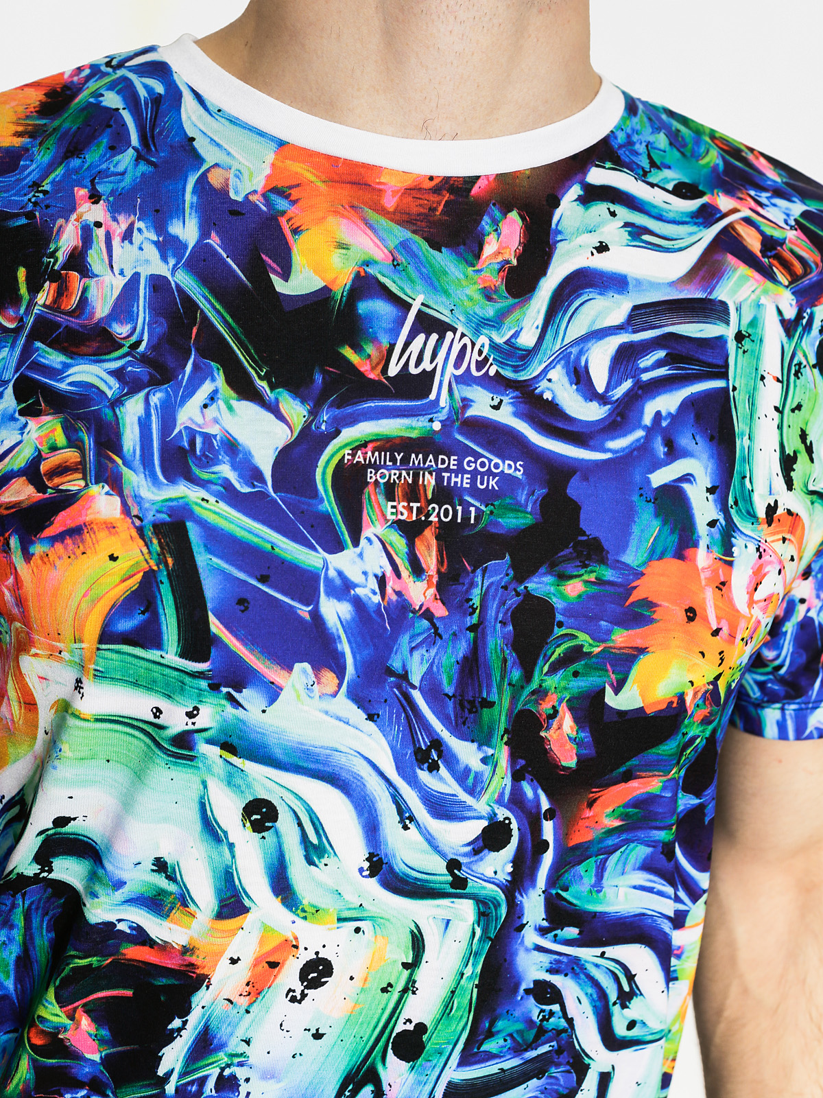 Hype T-Shirt Light Stroke Aop (multi)