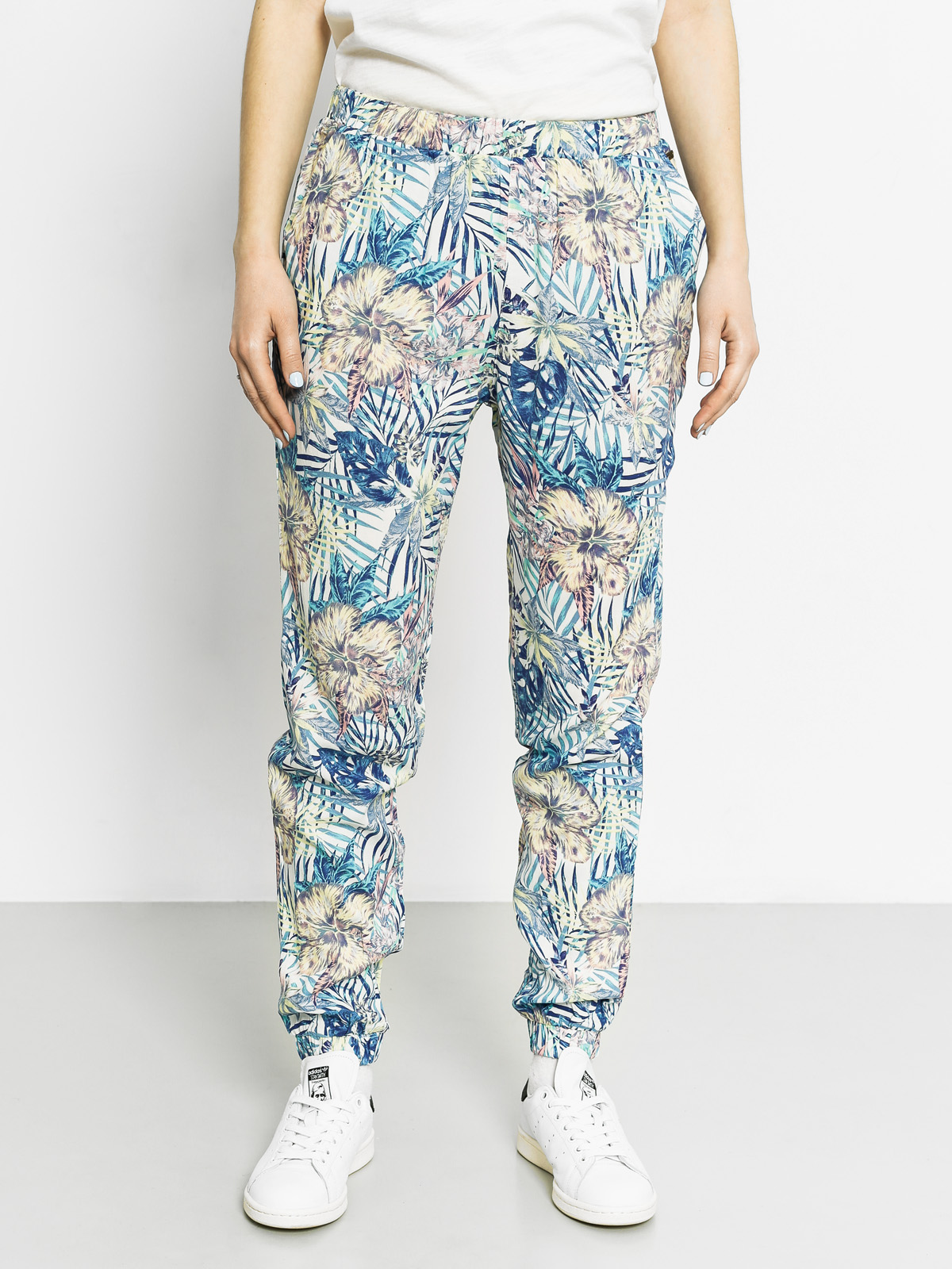 Roxy Pants Easy Peasy Wmn - blue (multi flowers)