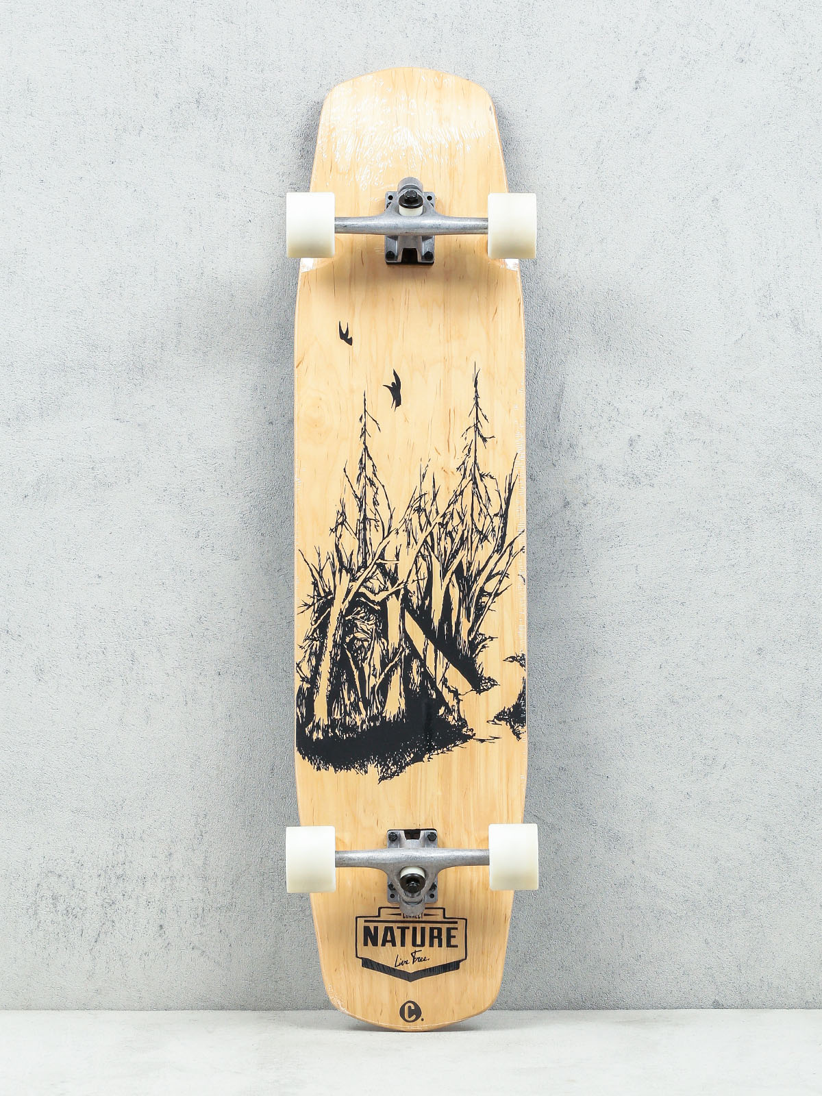 Choke Longboard Forest - brown (wood)