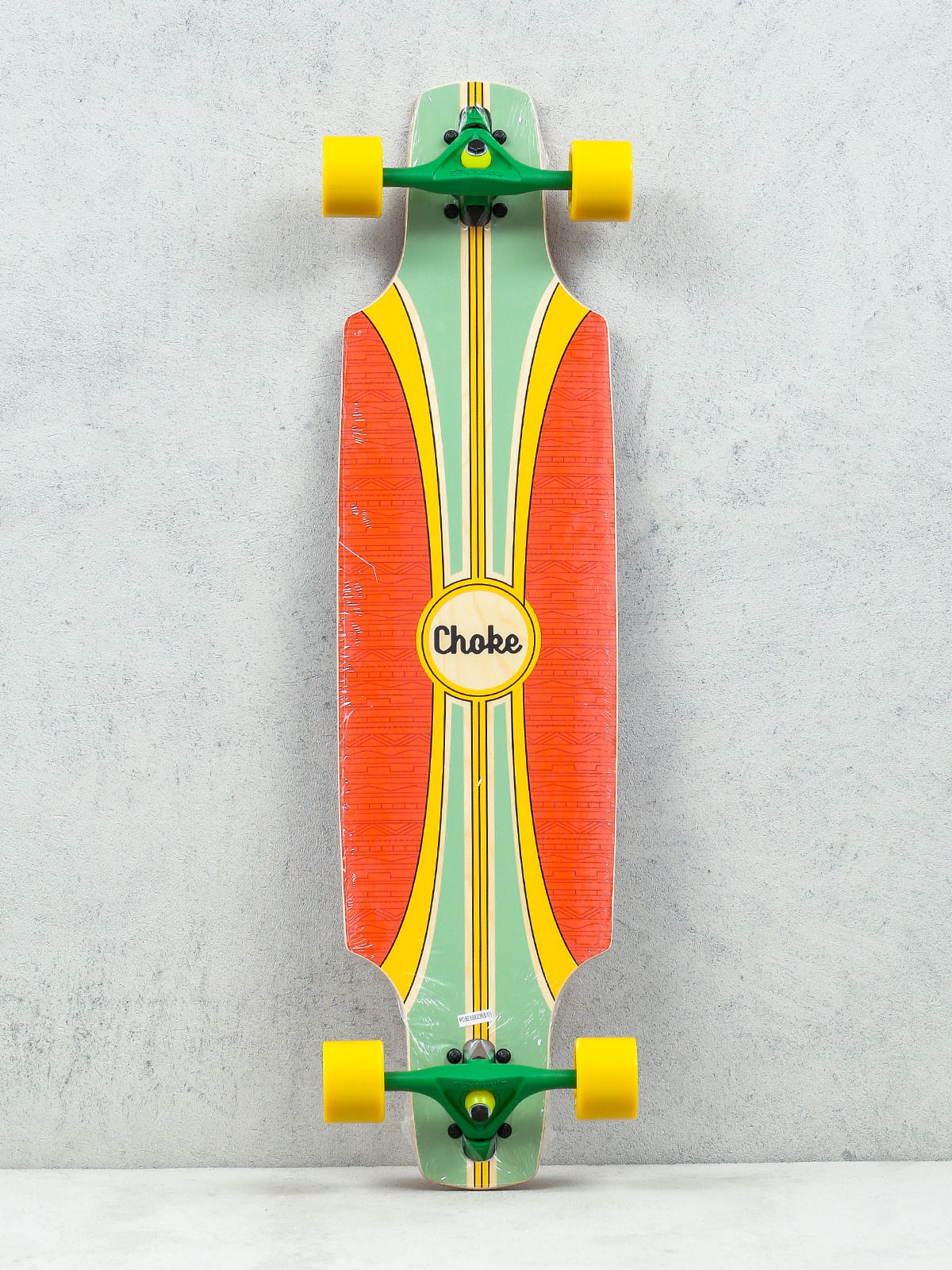 Choke Longboard Tracer Pro Dropthrough - green (green/red)