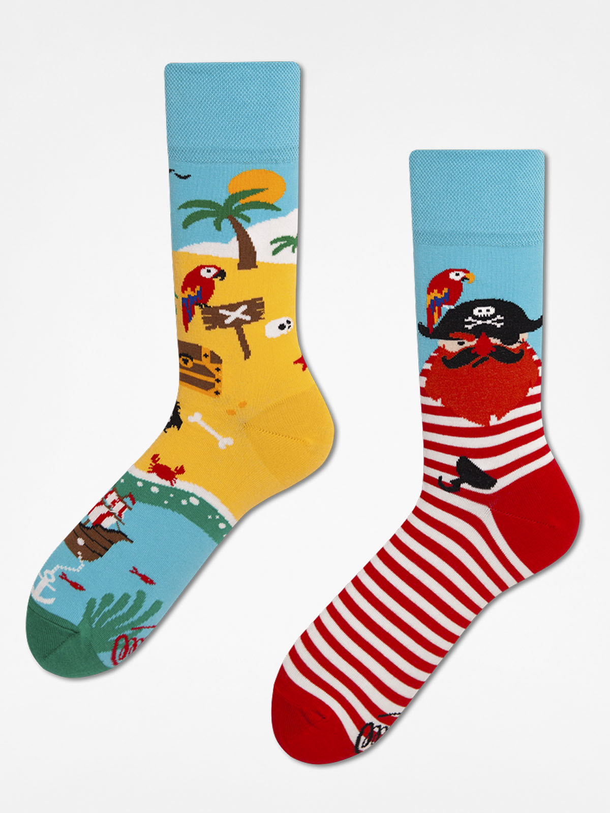 Many Mornings Socks Garden Carrots (orange/brown)