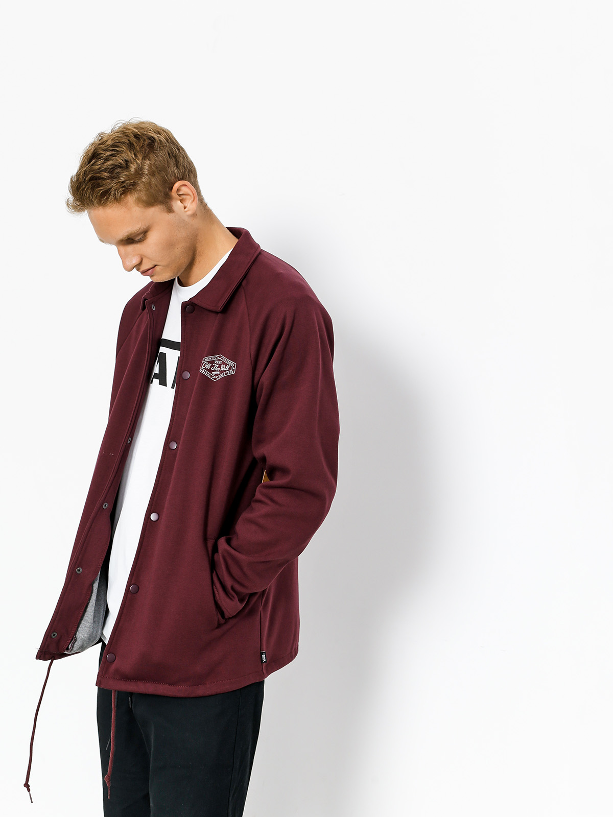 Vans Jacket Torrey Fleece - burgundy (port/royale)