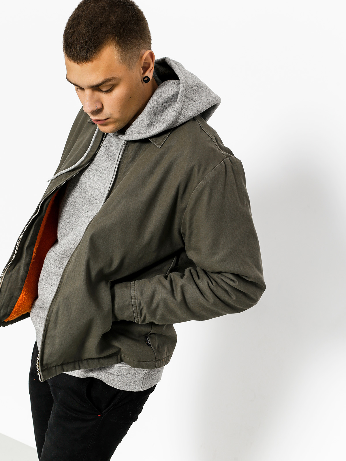 Brixton Jacket Vaughn - green (moss)