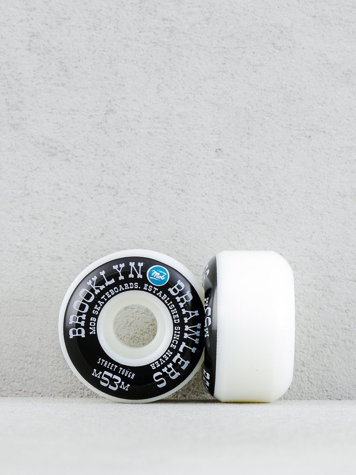 Mob Skateboards Wheels Brooklyn Brawler - white (white/black/blue)