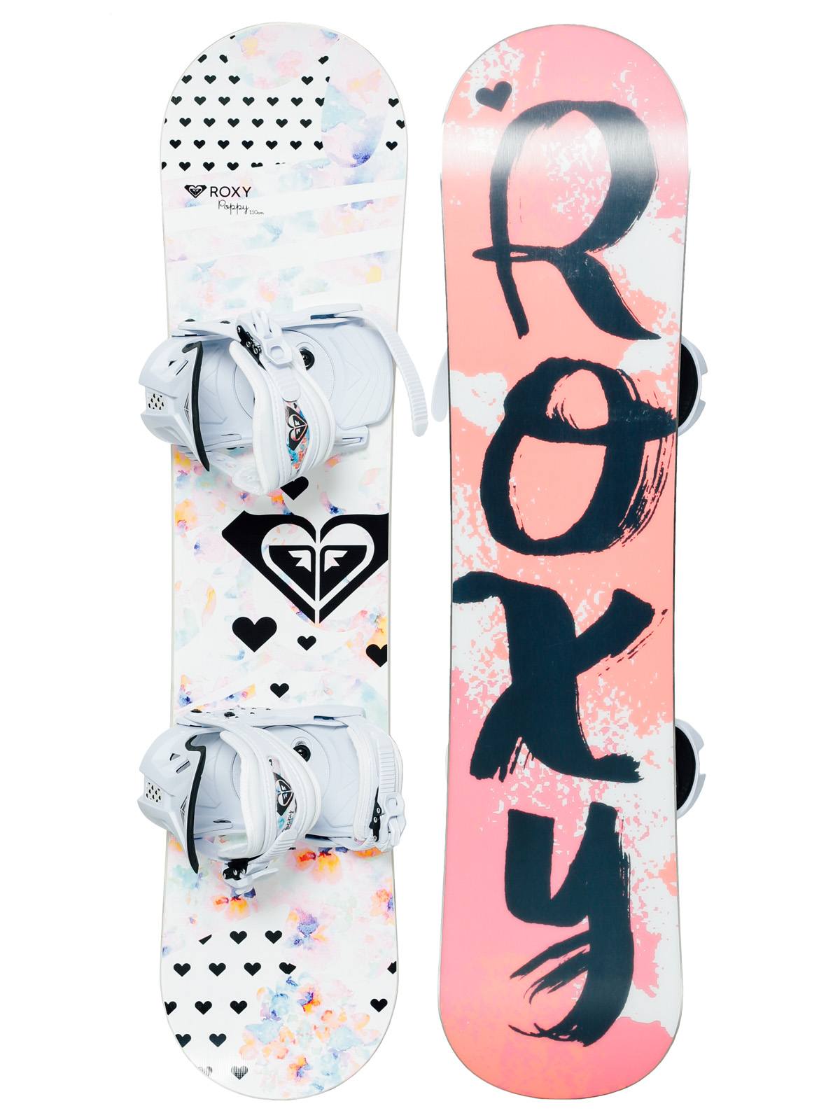 Roxy Kids Snowboard set Poppy - pink