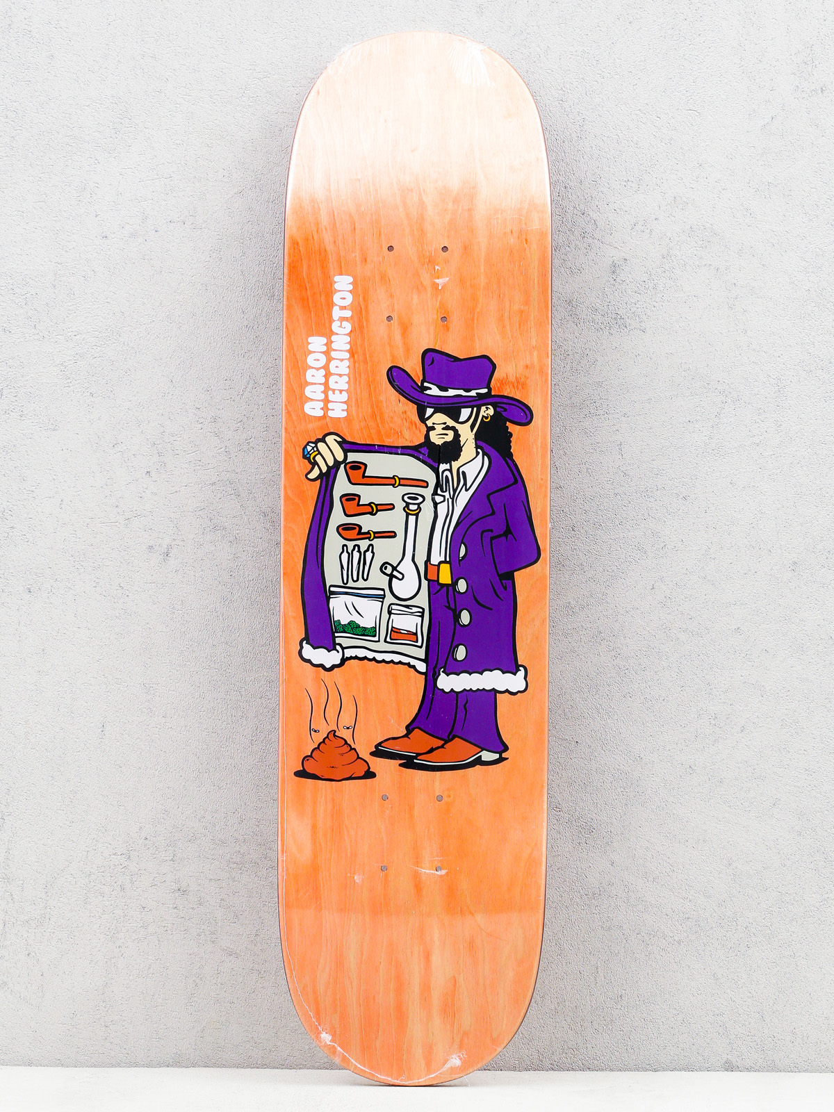 Polar Skate Deck Aaron Herrington Drug Pimp (orange)
