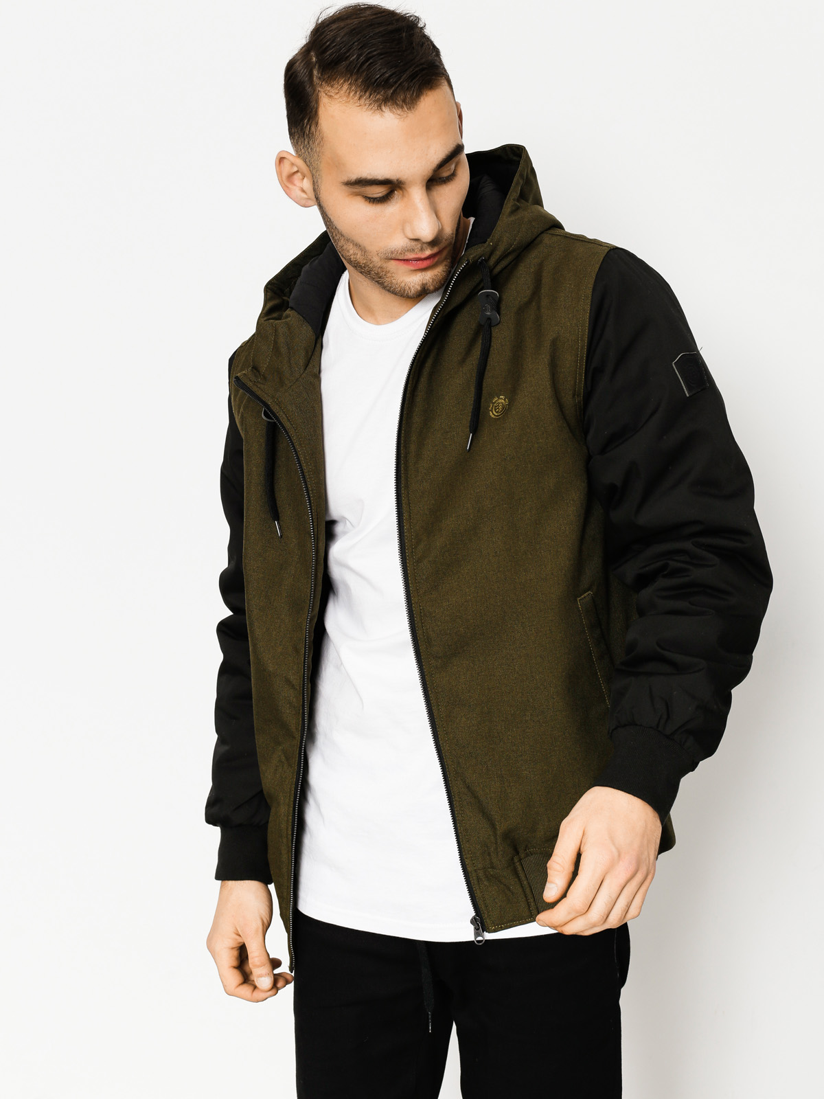 Element Jacket Dulcey - brown (blk mos gr htr)