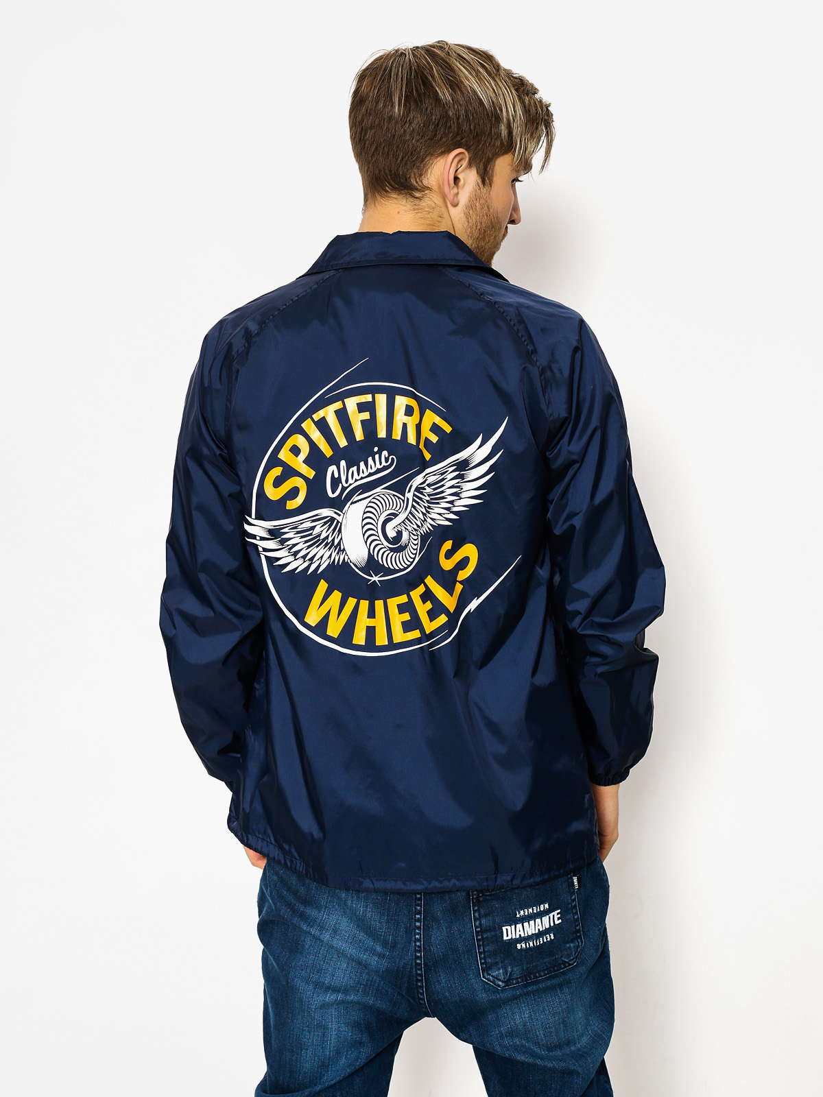 Spitfire Jacket Flying Classic - navy blue (navy/yellow)
