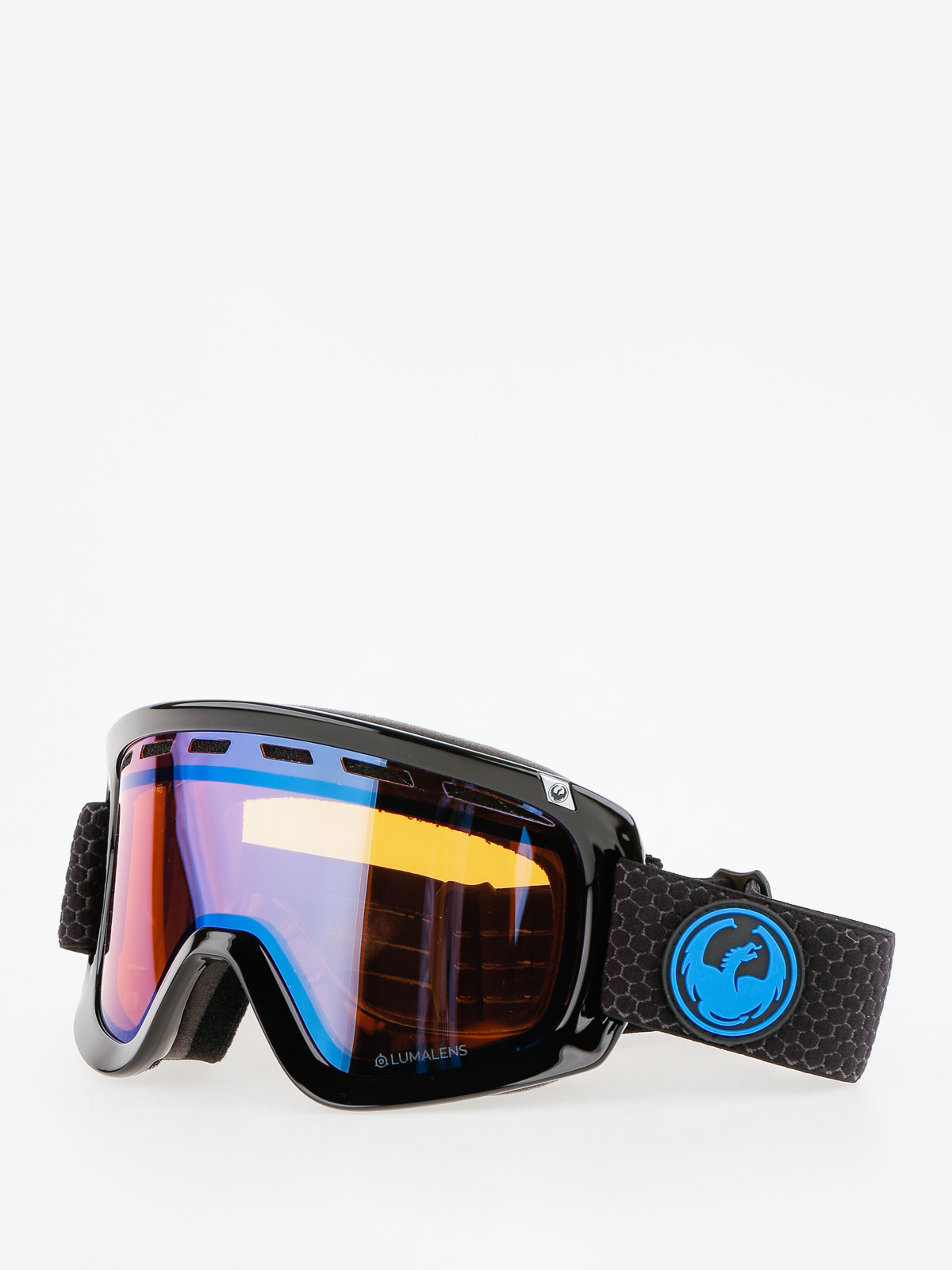 Dragon Goggles D1 - black (split/lumalens blue ion/l amber)
