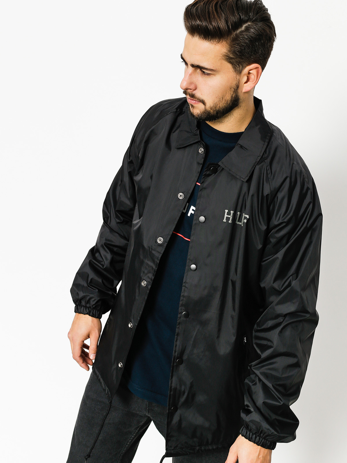 HUF Jacket Classic H Coaches - black (black)