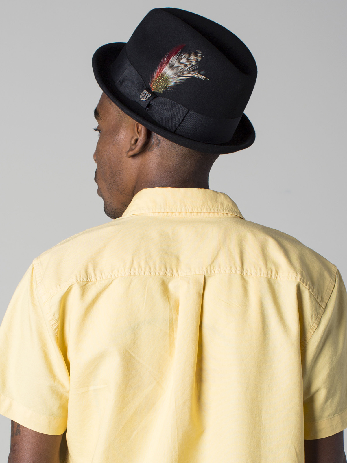 Brixton Hat Gain Fedora (black)