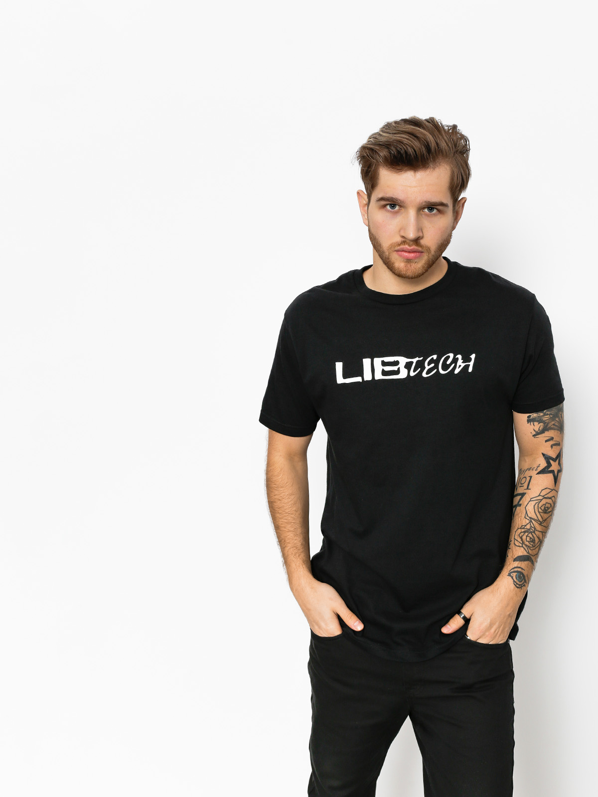 Lib Tech T-shirt Logo - black (black)