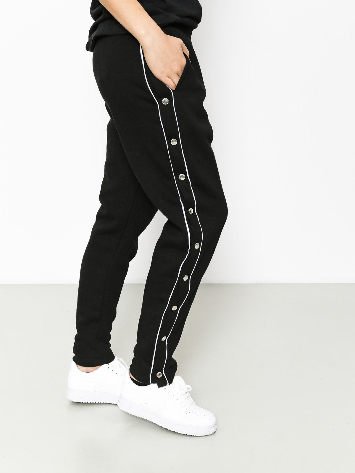 Hype Hose Popper Jogger Wmn (black/white)