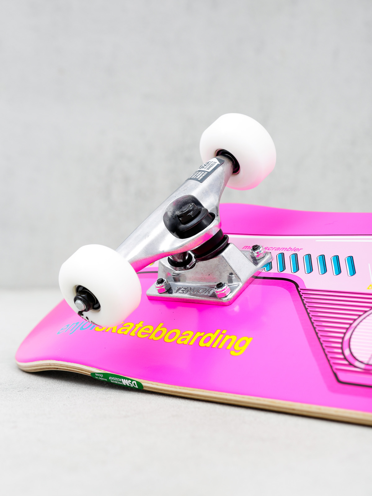 Enjoi Skateboard Neon Keytar (neon pink)