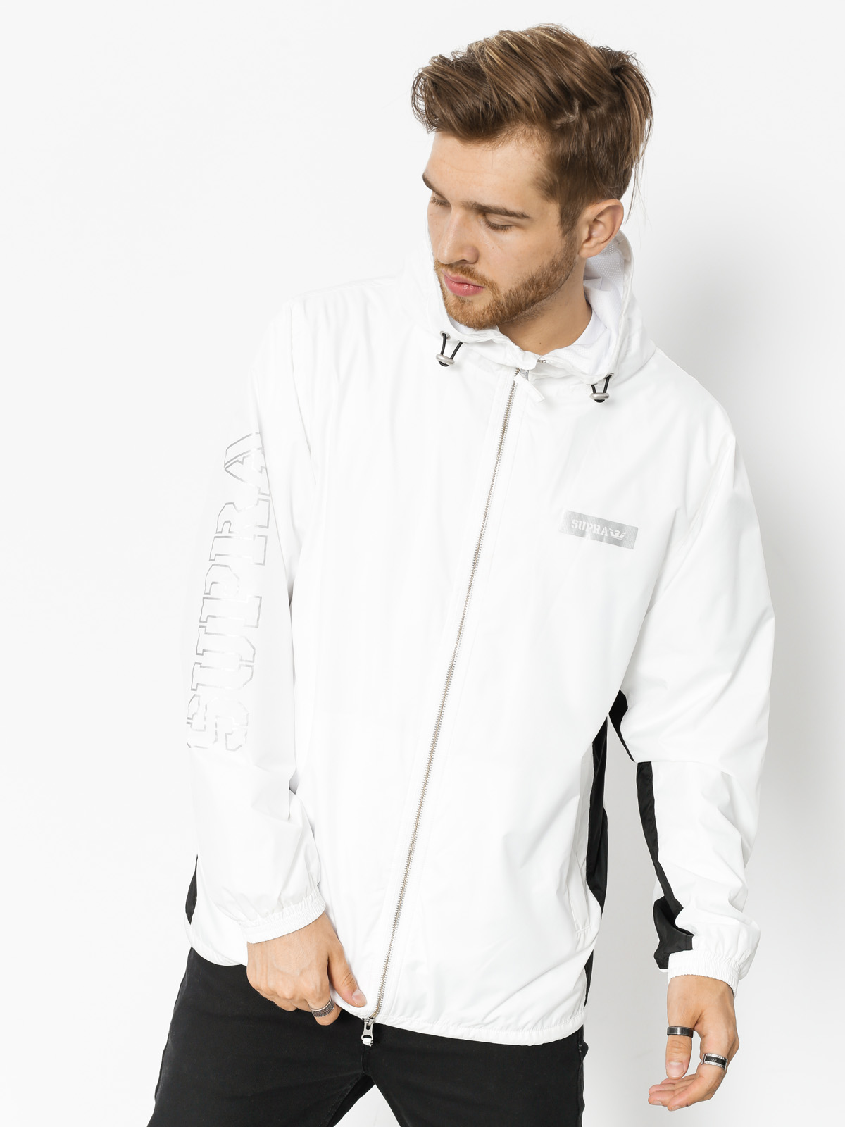 Supra Jacket Wind Jammer - white (white/black)