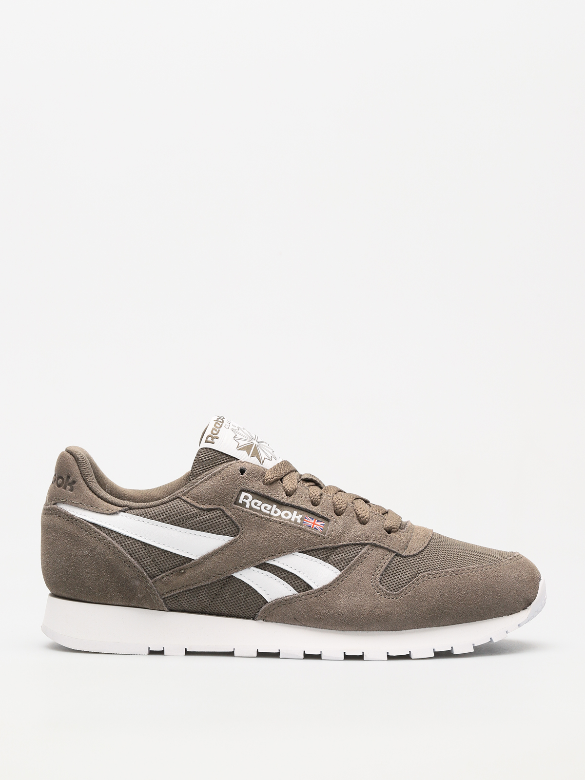 Reebok Shoes Cl Leather Mu - brown (estl terrain grey/white)