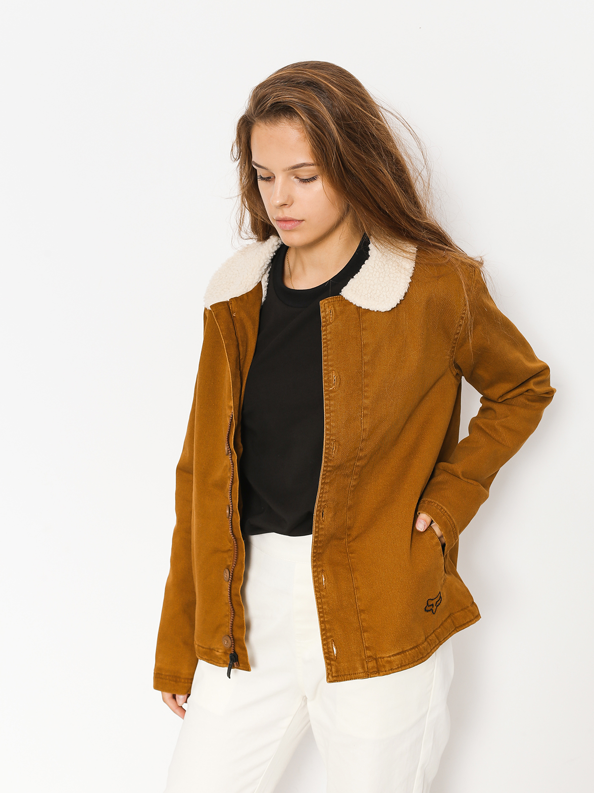 Fox Jacket N1 Sherpa Wmn - brown (tpe)