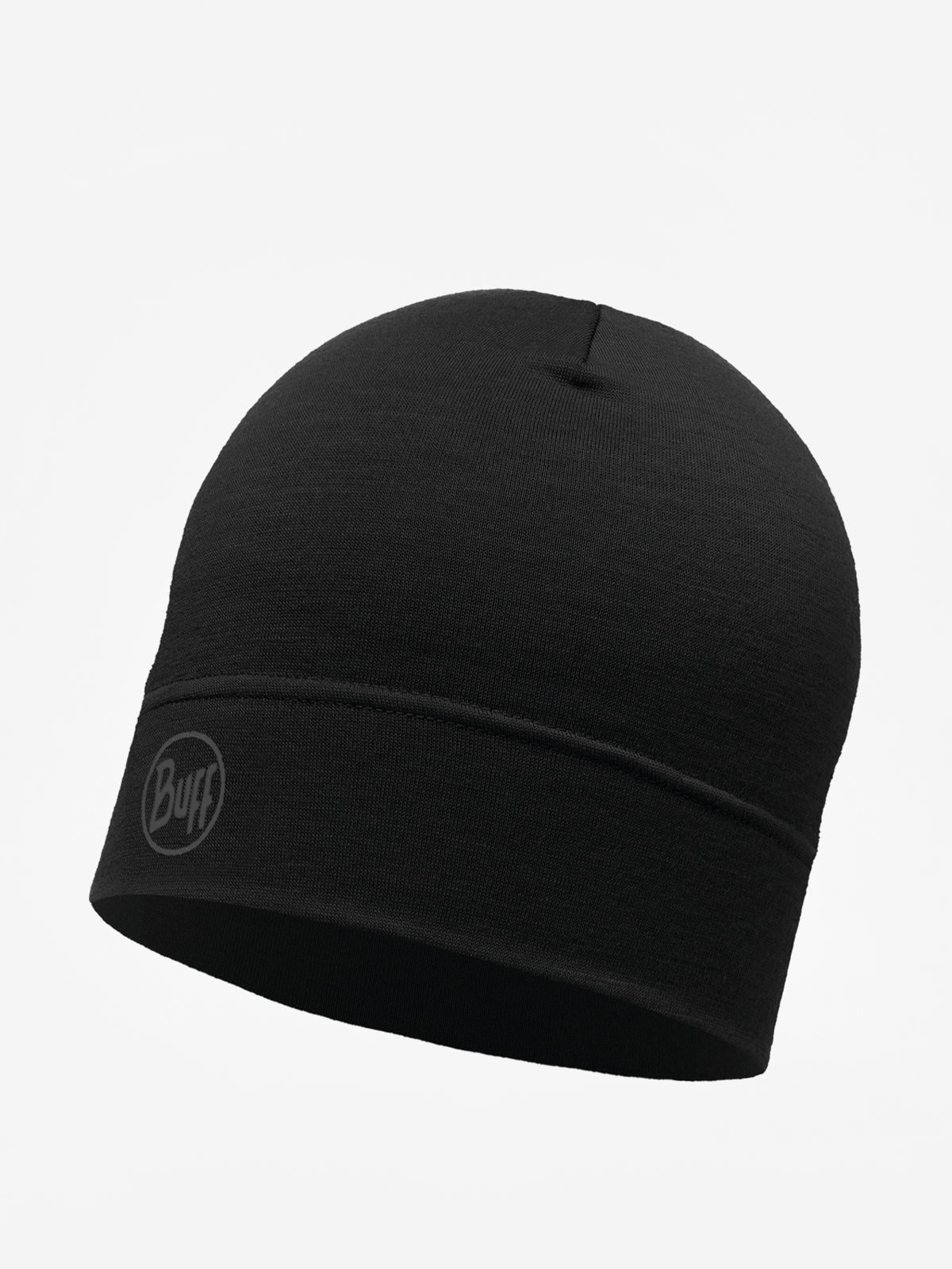 Buff Beanie Lw Merino Wool - black (solid black)