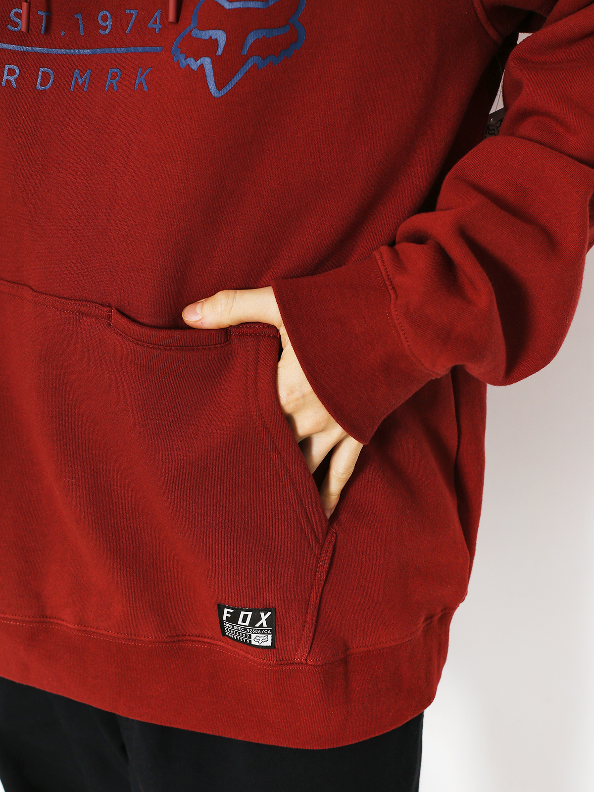 Fox Hoodie Lockwood HD - burgundy (brx)