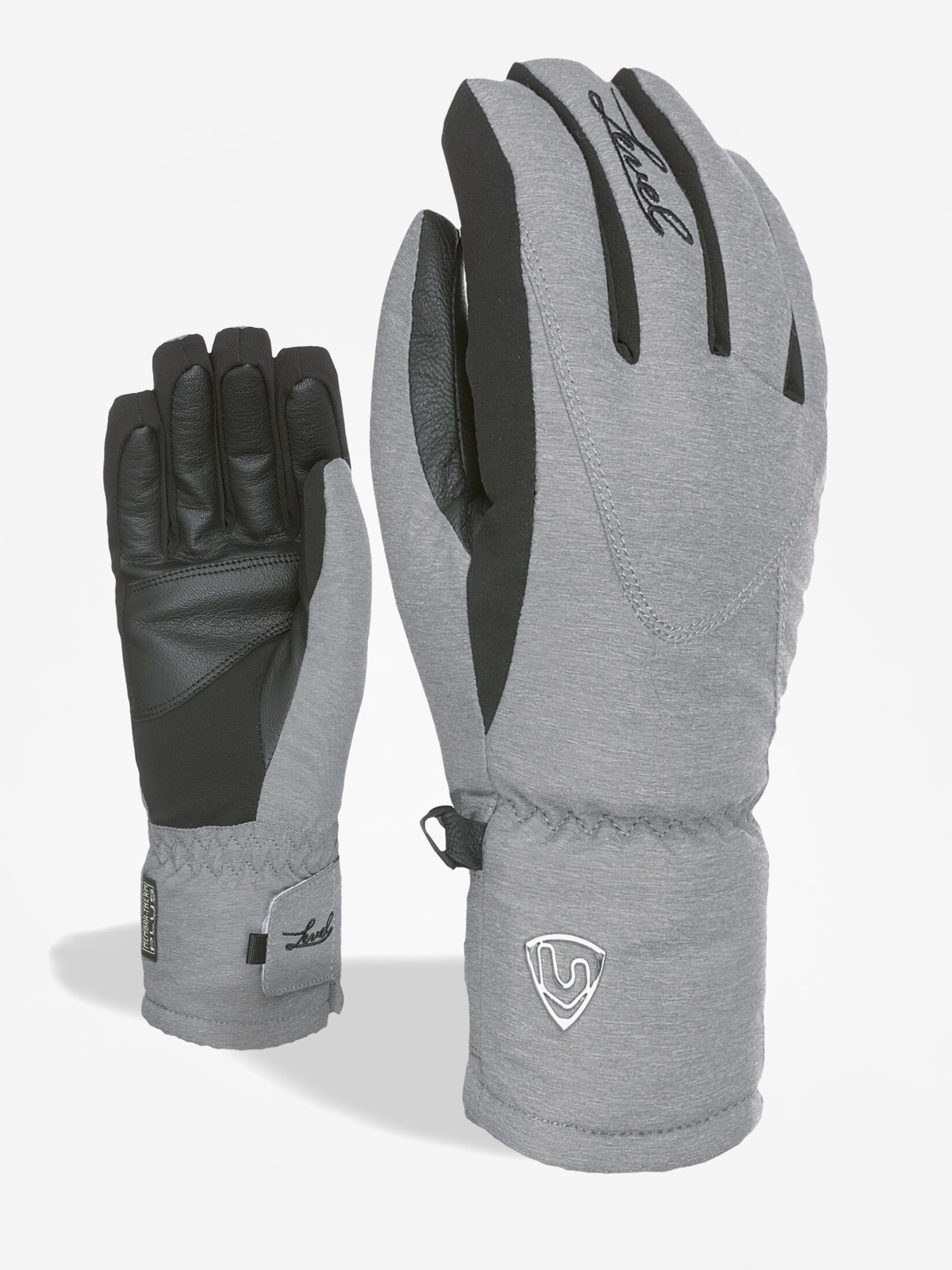 Level Gloves Alpine Wmn - grey (silver)