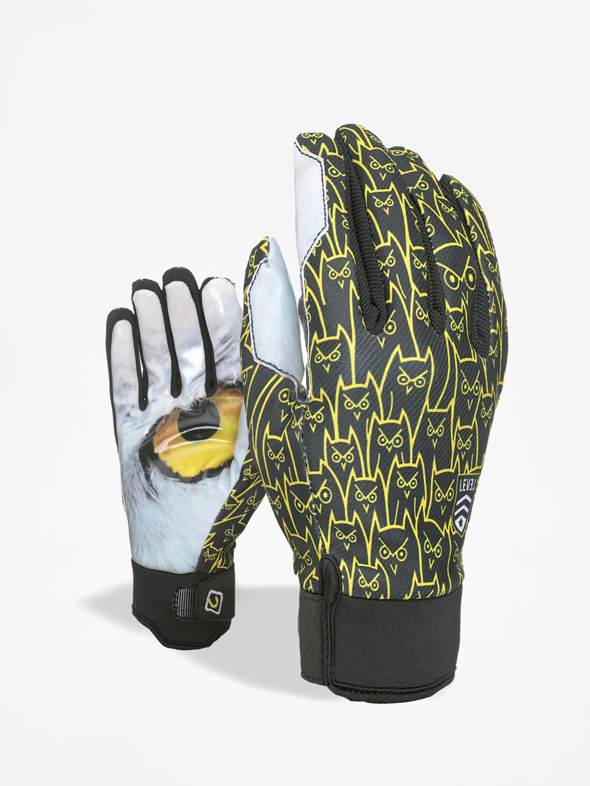 Level Pro Rider Gloves - black (logos)