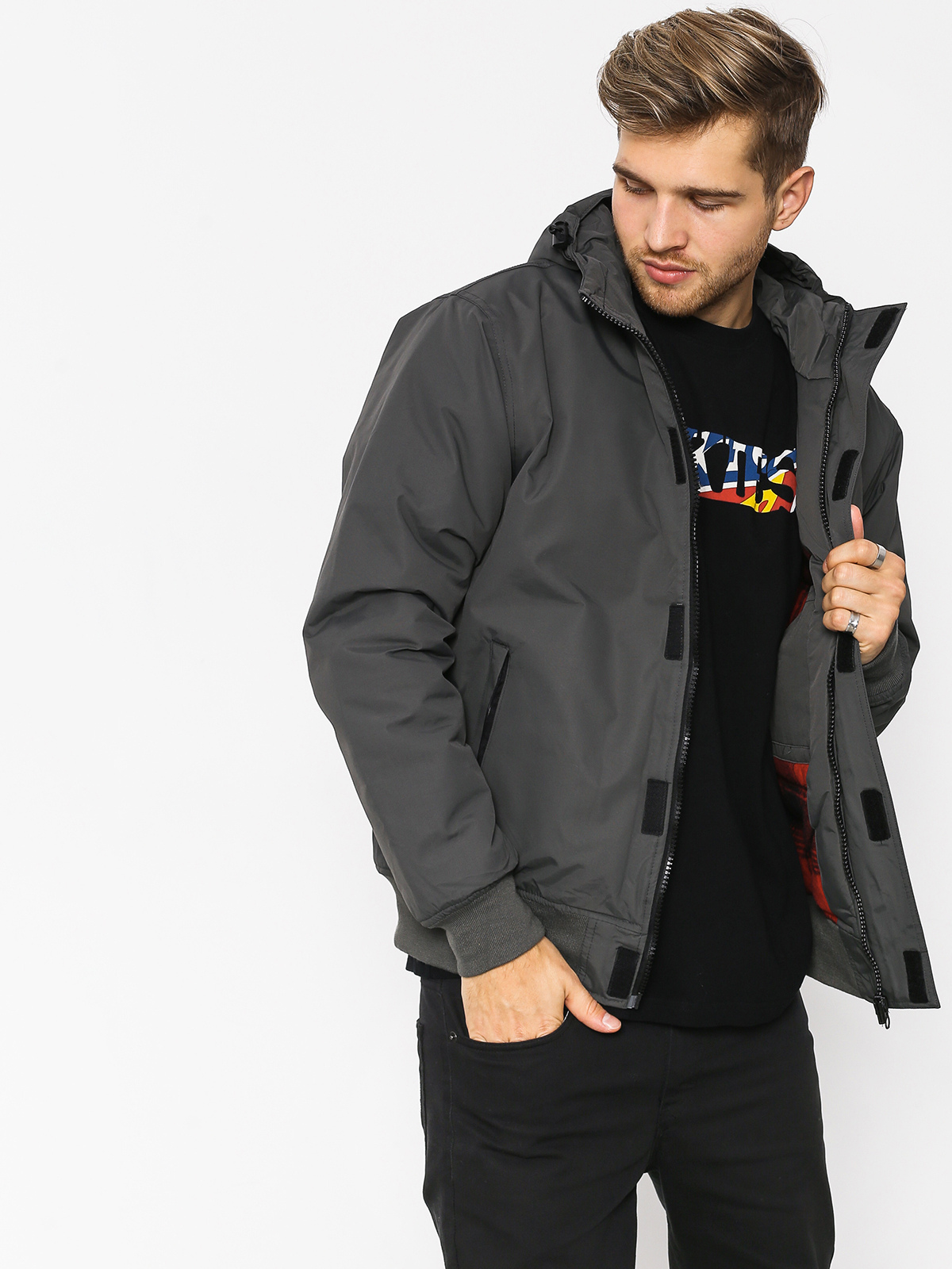 Dickies Jacket Cornwell - grey (charcoal grey)
