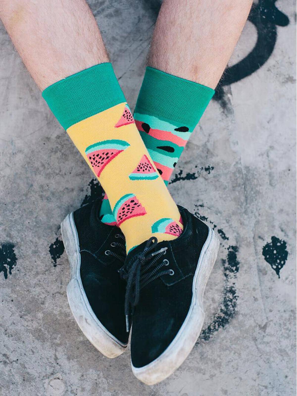 Many Mornings Socks Watermelon Splash - multicolor (yellow/green)