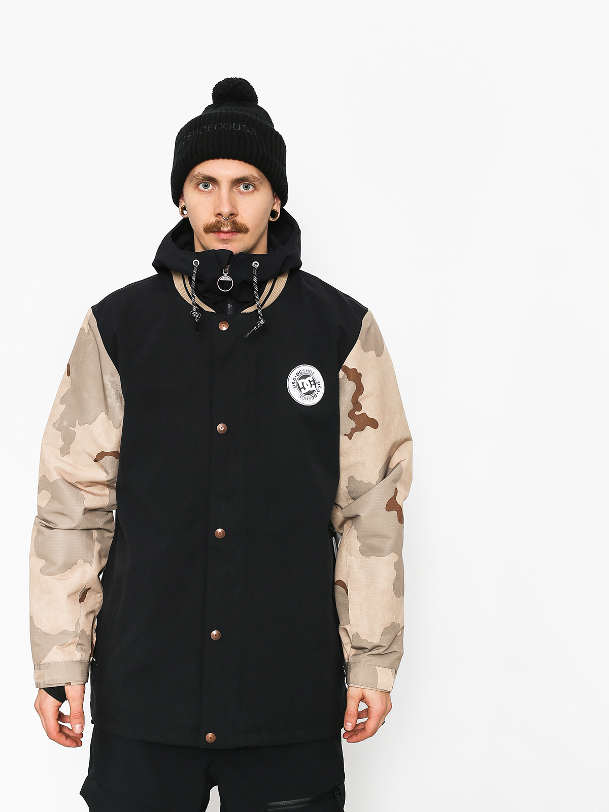 DC Dcla Snowboard jacket - black (incense dcu camo men)